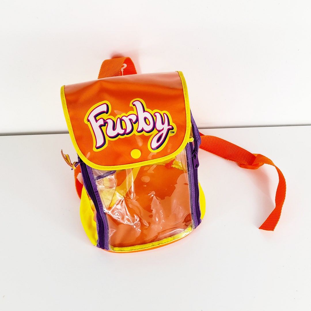 Furby Carrier Original Rare Vintage Furby Clear Rucksack / Furby Bag ...