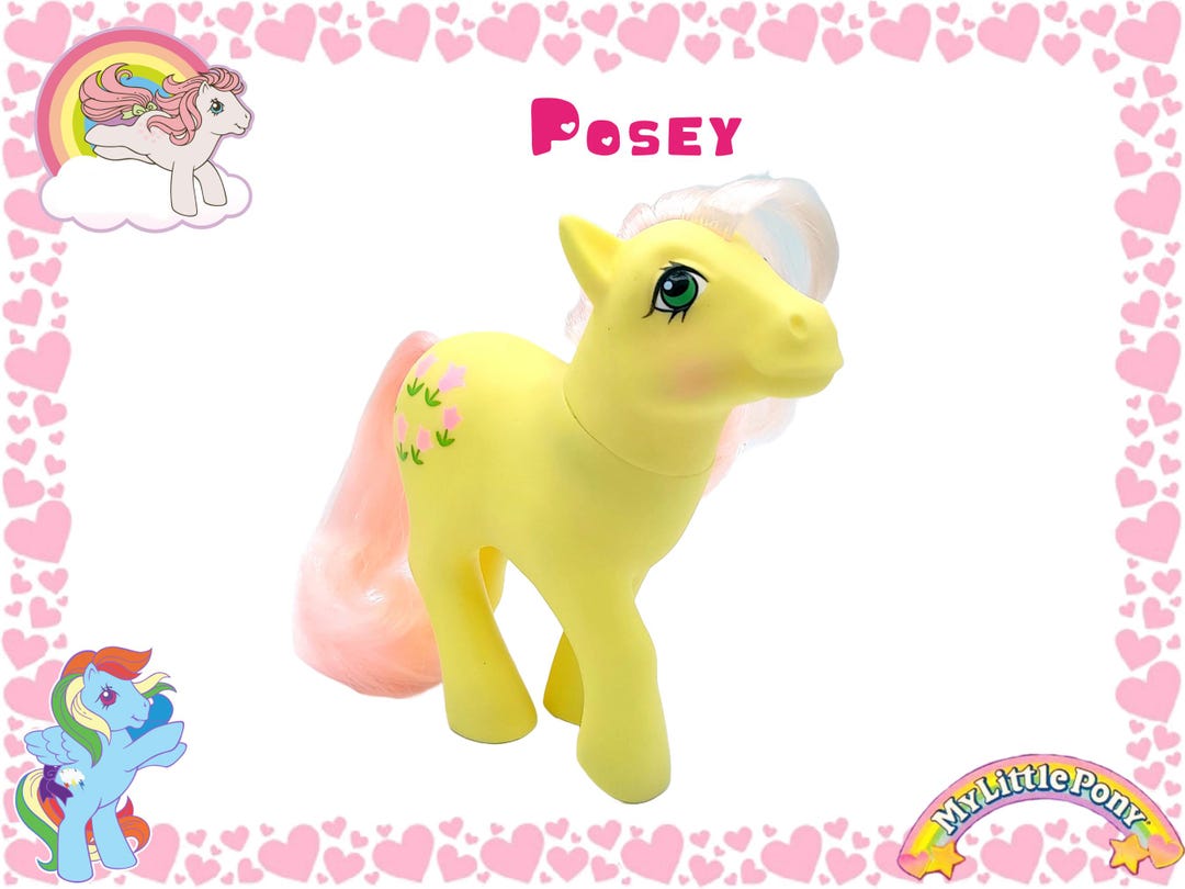 My Little Pony G1 Posey Classic Pony MLP in Good Clean Condition With ...
