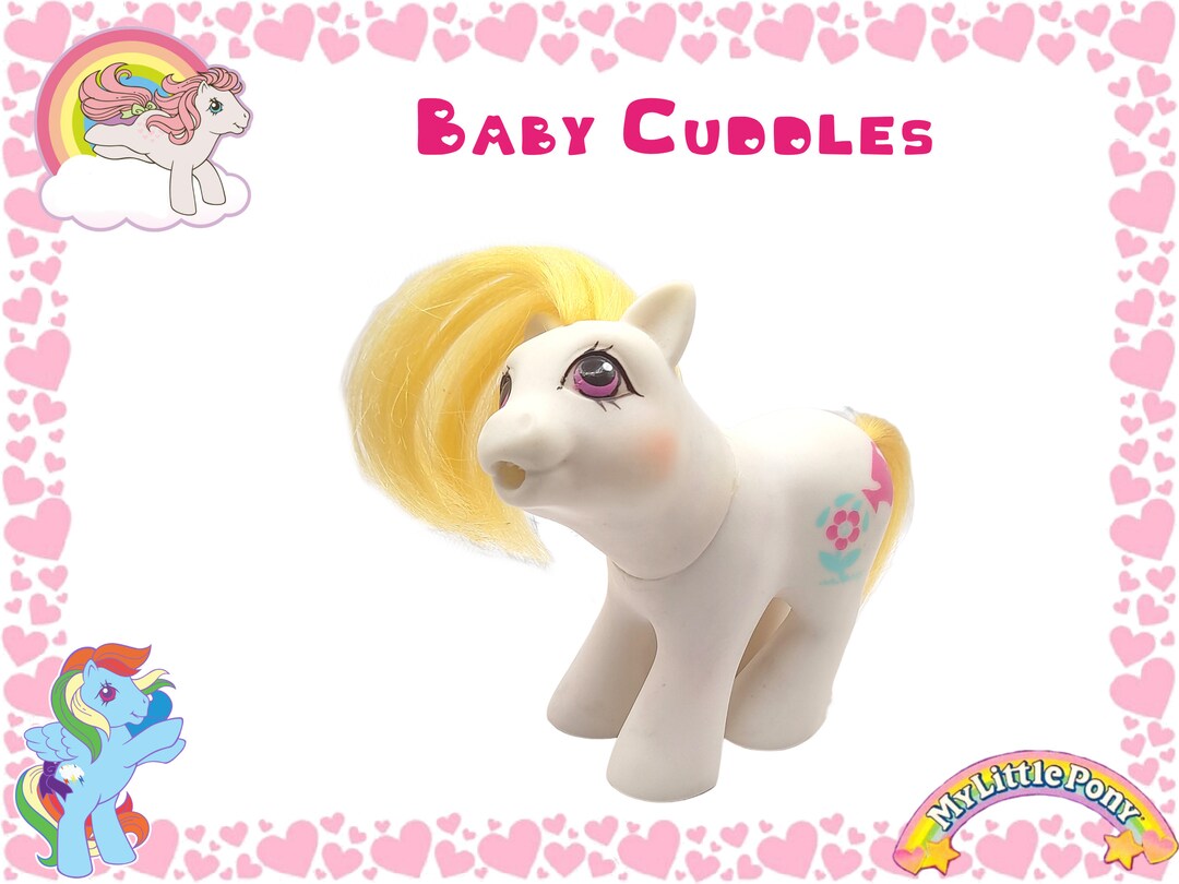 MLP G1 Cutest Baby Cuddles Drinks and Wets My Little Pony G1 1989 - Etsy