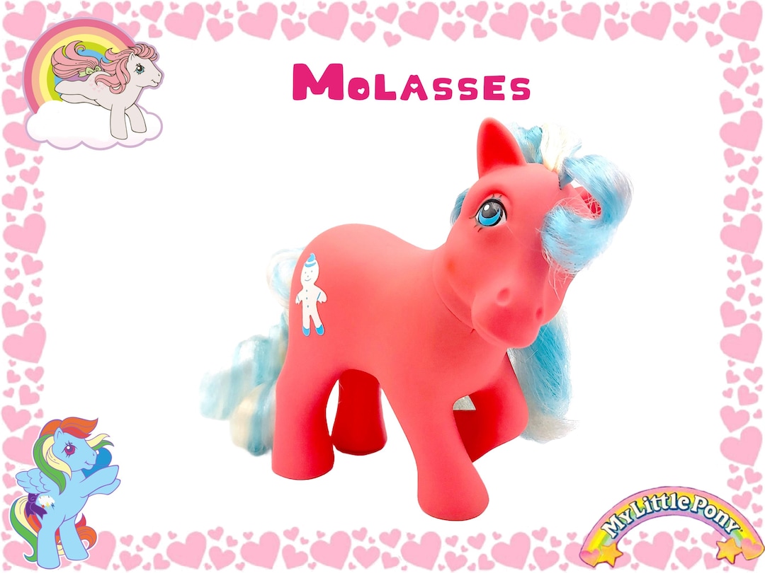Rare Molasses Candy Cane G1 MLP My Little Pony Vintage Toy With ...