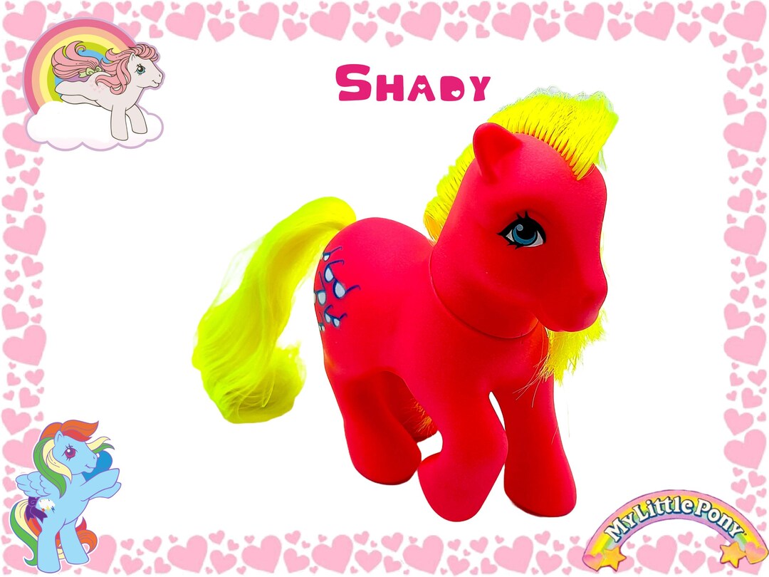Rare G1 Shady My Little Pony 1985 Movie Star Hasbro Pony G1 UK ...