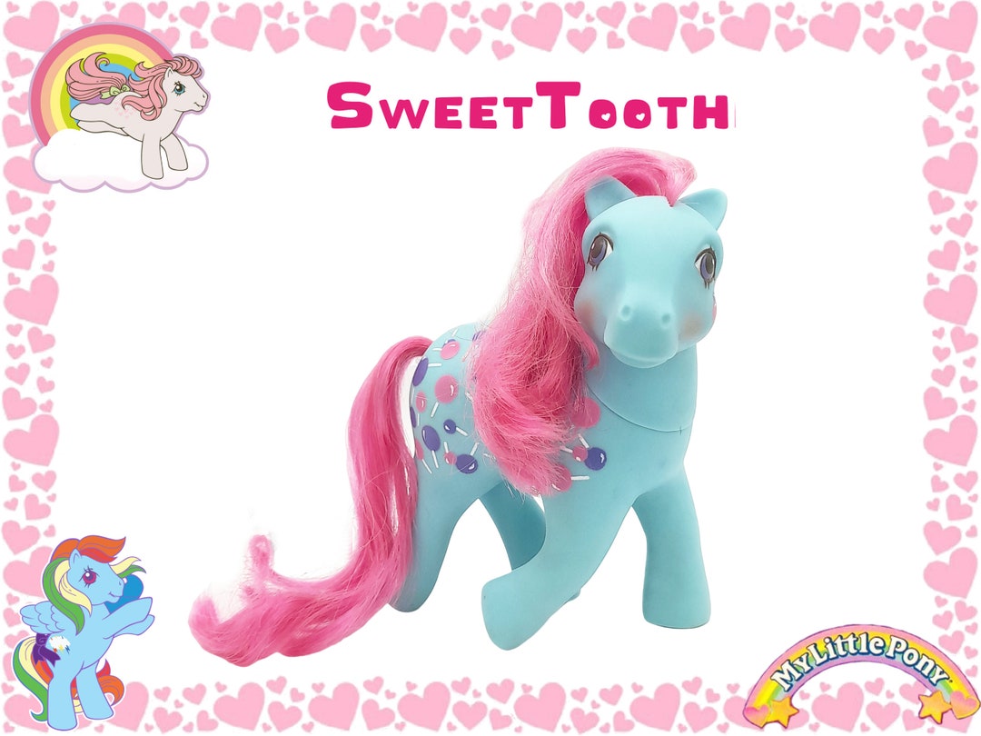 Original Sweet Tooth 80s Vintage MLP G1 Twice as Fancy Pony Year 5 My ...