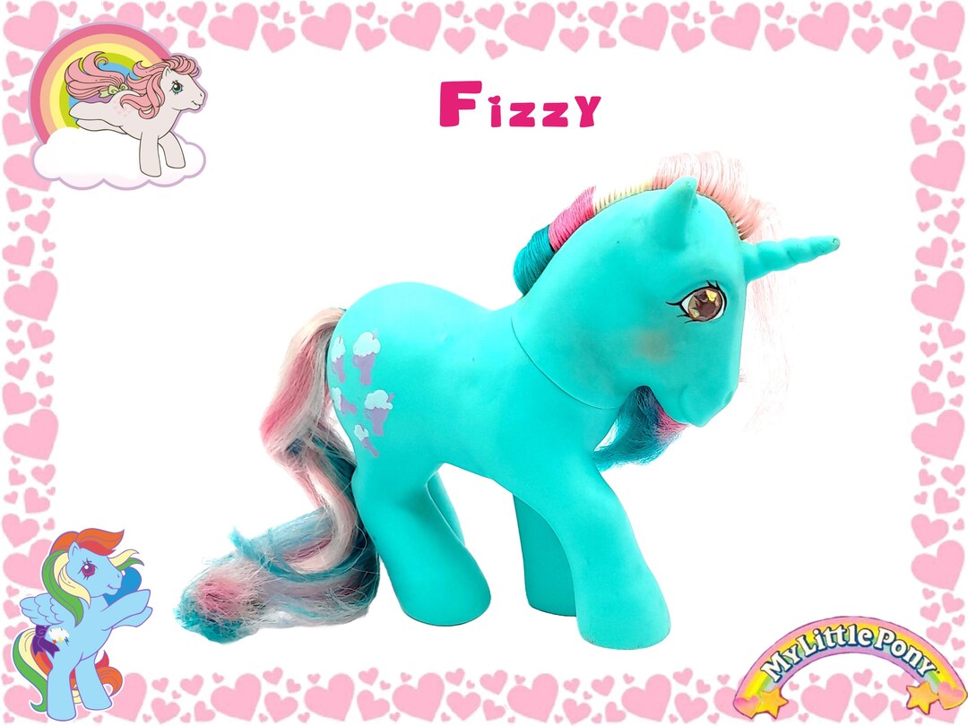 Original Vintage Twinkle Eyed MLP Fizzy Unicorn My Little Pony G1 1985 ...