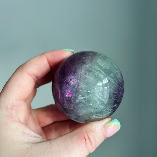 Purple Light Sphere - Etsy UK