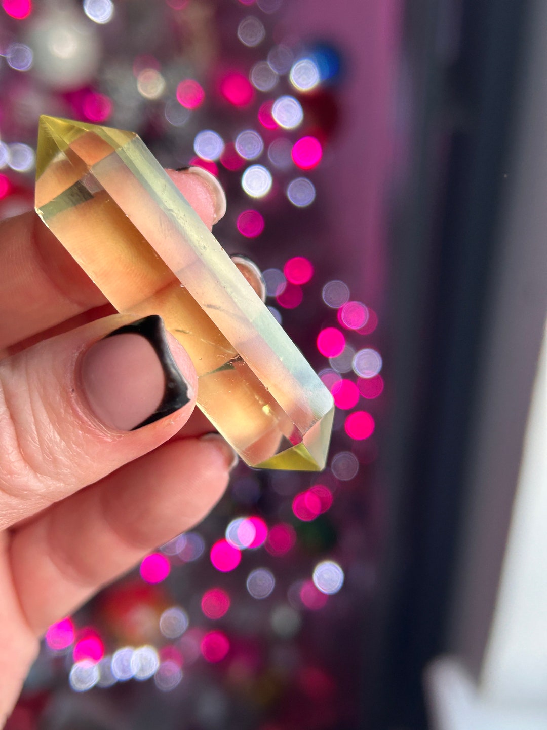 Lemon Quartz, DT Wand, Lemon Quartz Wand, Crystal Wand, Lemon Quartz ...