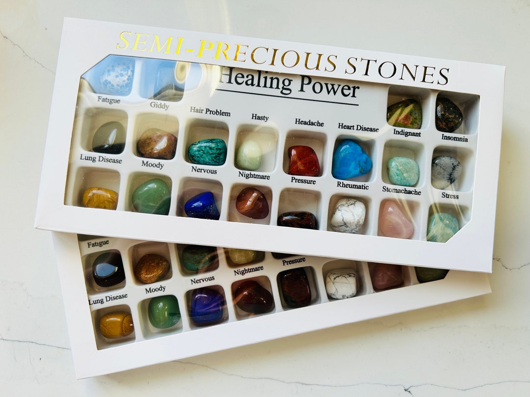 Gemstone Healing Pack, Gemstone Set, Crystal Healing Set, Crystal ...
