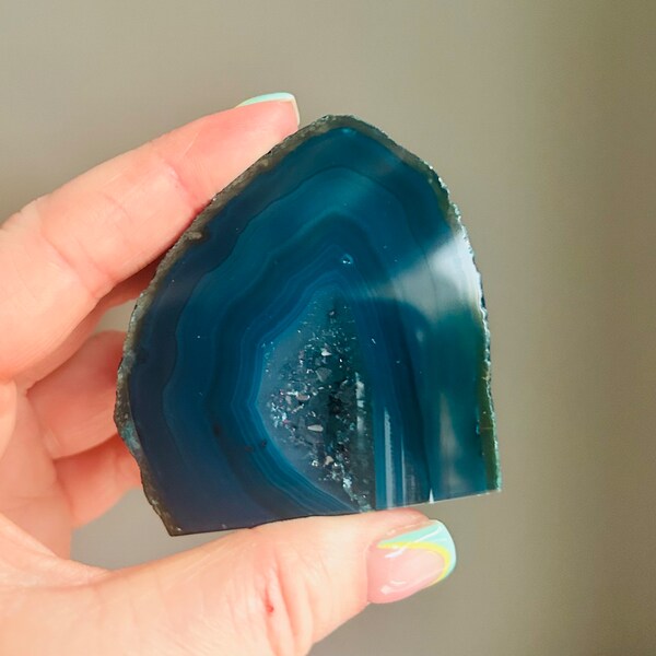 Green Geode - Etsy