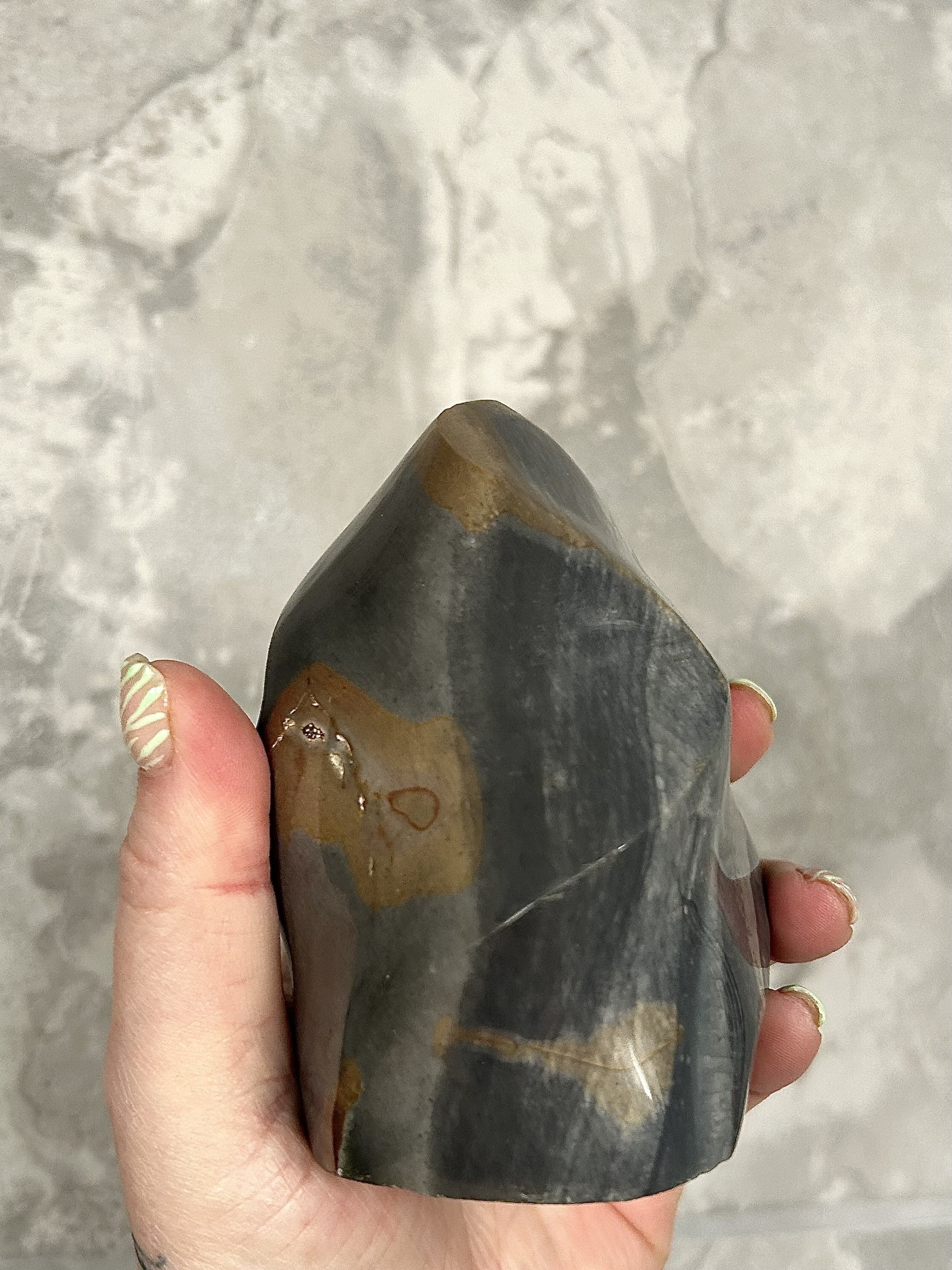 Polychrome Jasper Flame, Chunky Jasper Flame, Polychrome Jasper, Flame ...