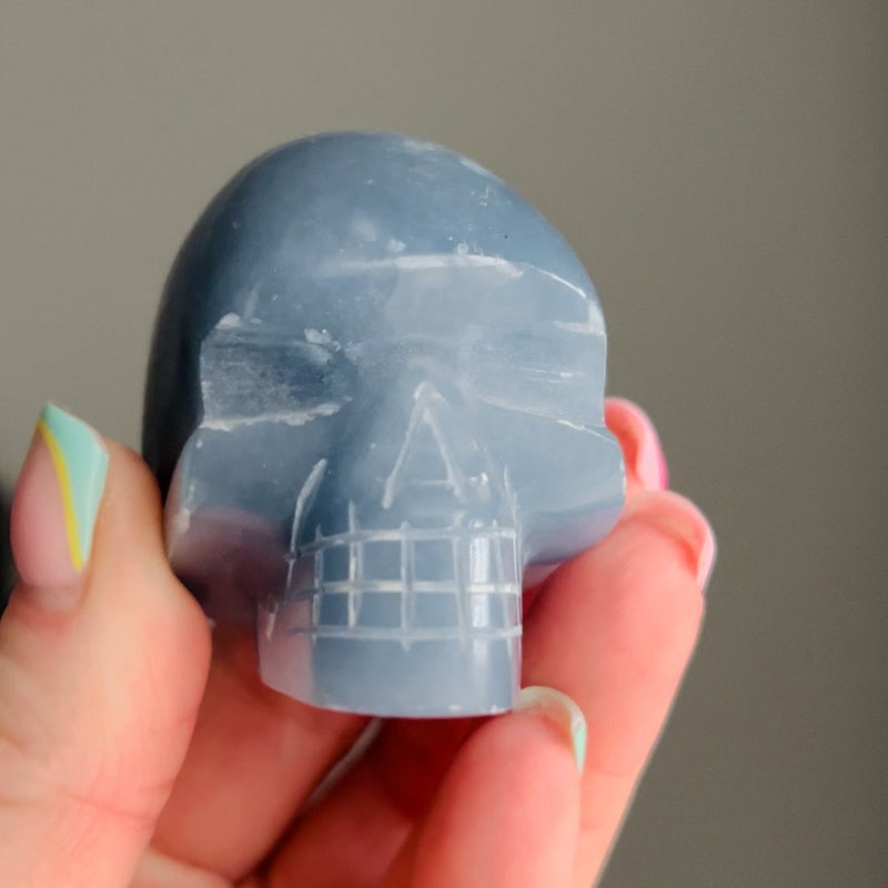 Angelite Crystal - Etsy