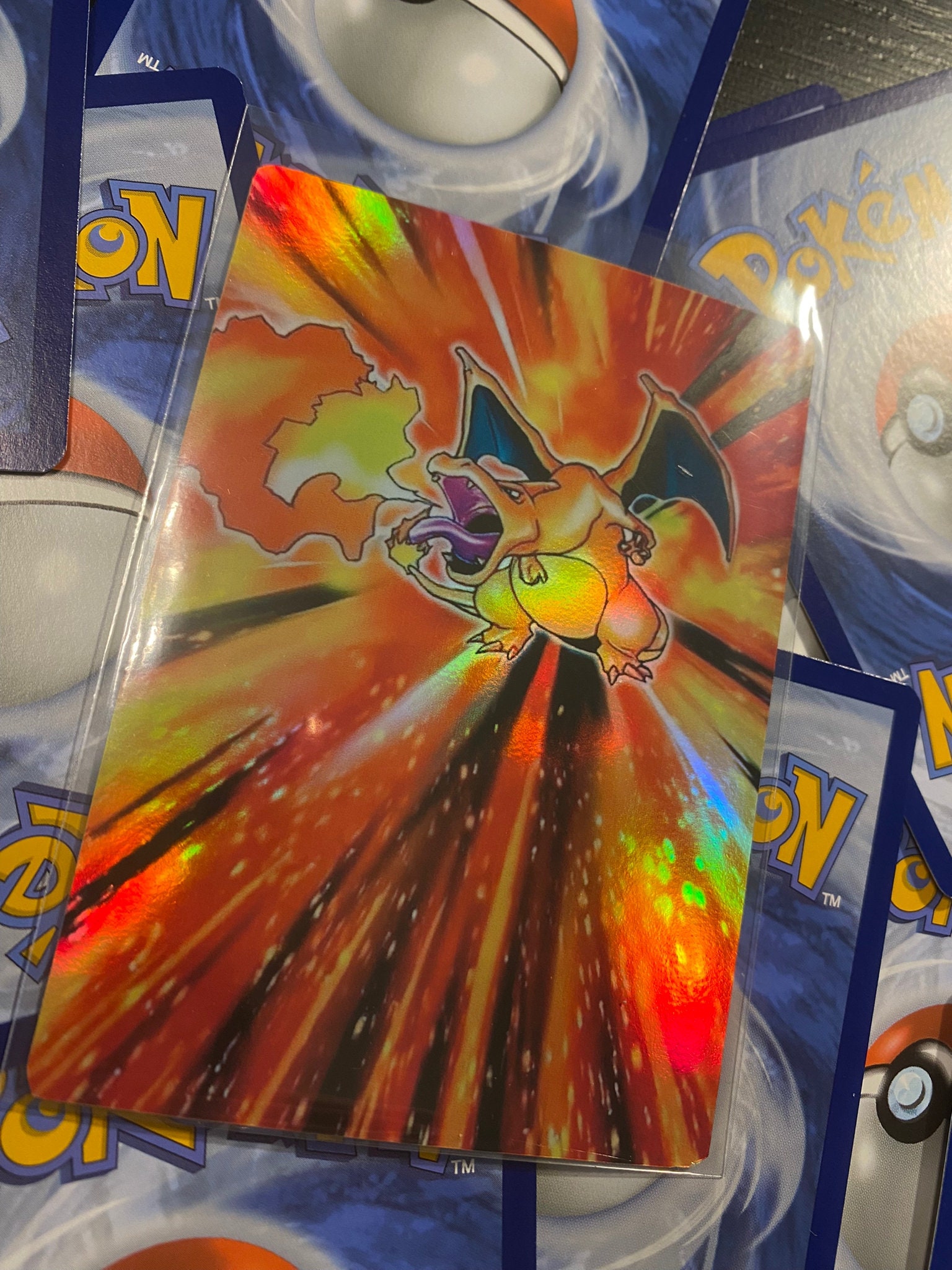 Charizard Ex Gx Vmax Vstar Extended Art Base Set - Etsy