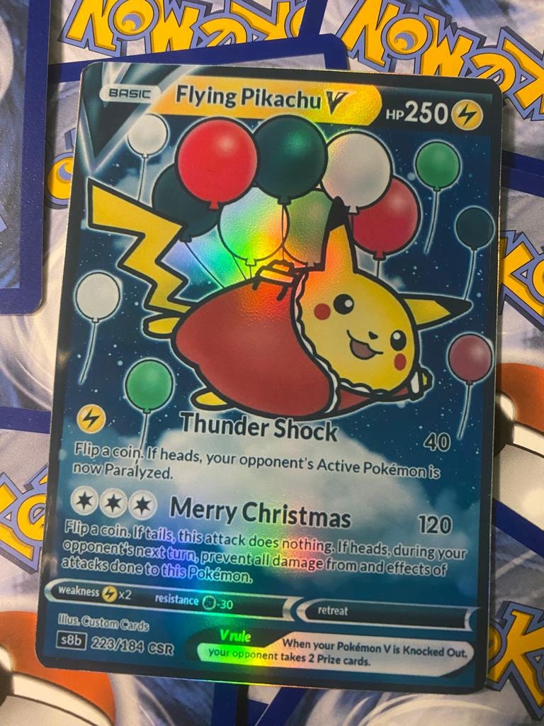 Flying Pikachu Tag Team Gx Vmax Ex Shadow Dark Pokemon Card - Etsy