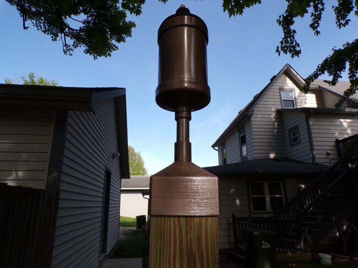 Deck Post Tiki Torch Holder - Etsy