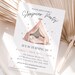 Minimalist Sleepover Birthday Invitation Slumber Party Invite Girl ...