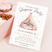 Minimalist Sleepover Birthday Invitation Slumber Party Invite Girl ...