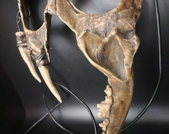 Star Wars Mandalorian Bone Helmet - Etsy