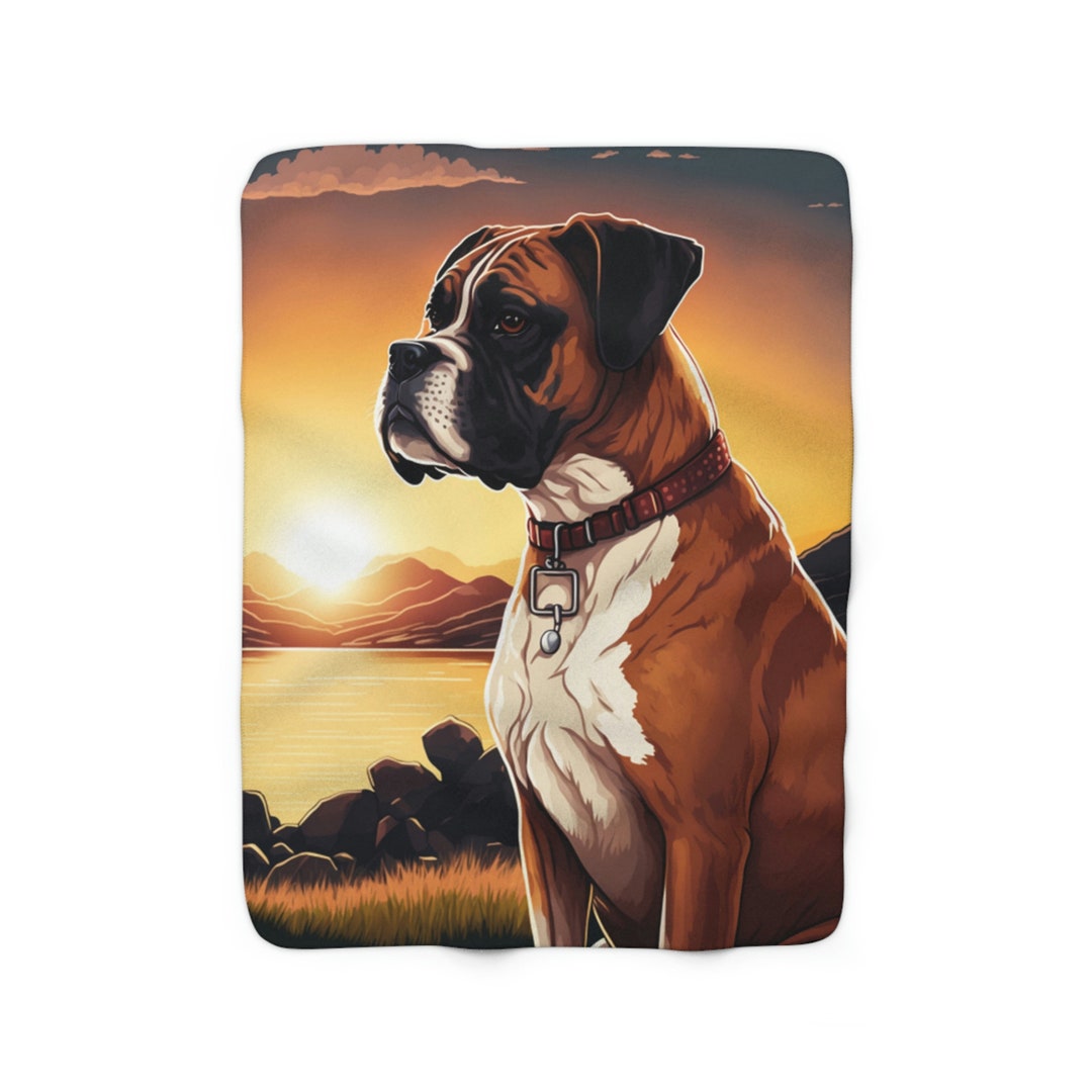 Boxer Blanket Boxer Lover Blanket for Boxer Owner Boxer Dog Blanket for ...