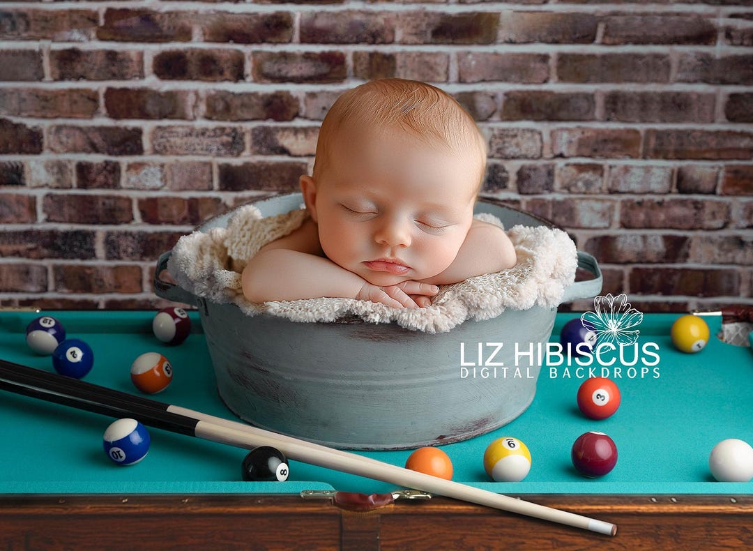 Billiard, Billiard Table, Pool Table, Newborn Digital Backdrop, Newborn ...