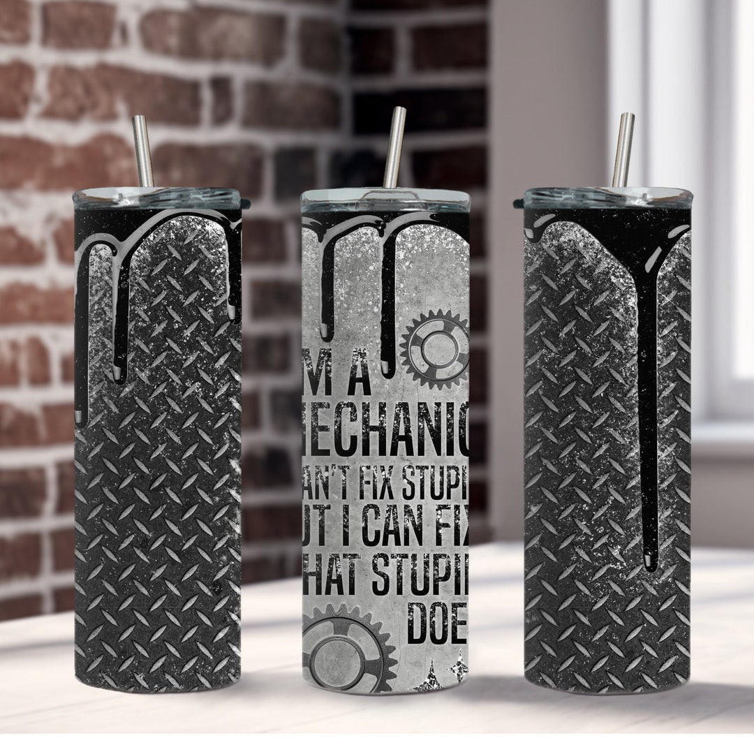 Mechanic 20oz Tumbler, Coffee Cup, Funny Coffee Mug, Travel Mug, Work ...