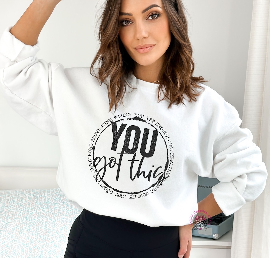 Positive Affirmation Sweatshirt, Self-care Crewneck, Mental Health ...