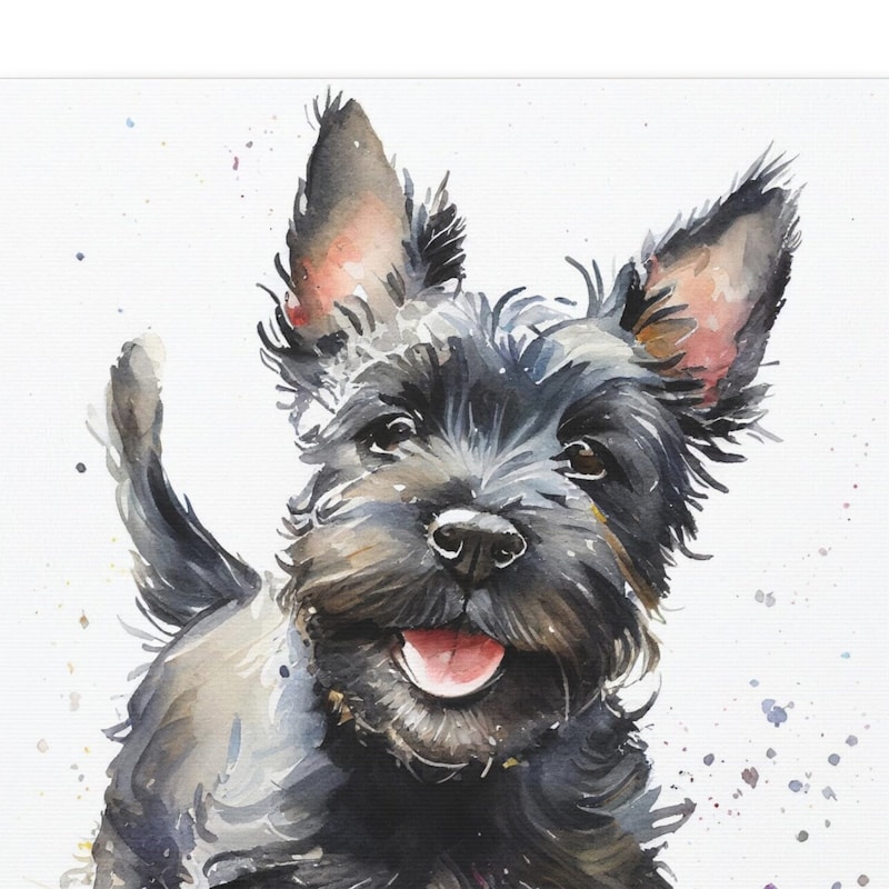 Scottie Dog Print - Etsy