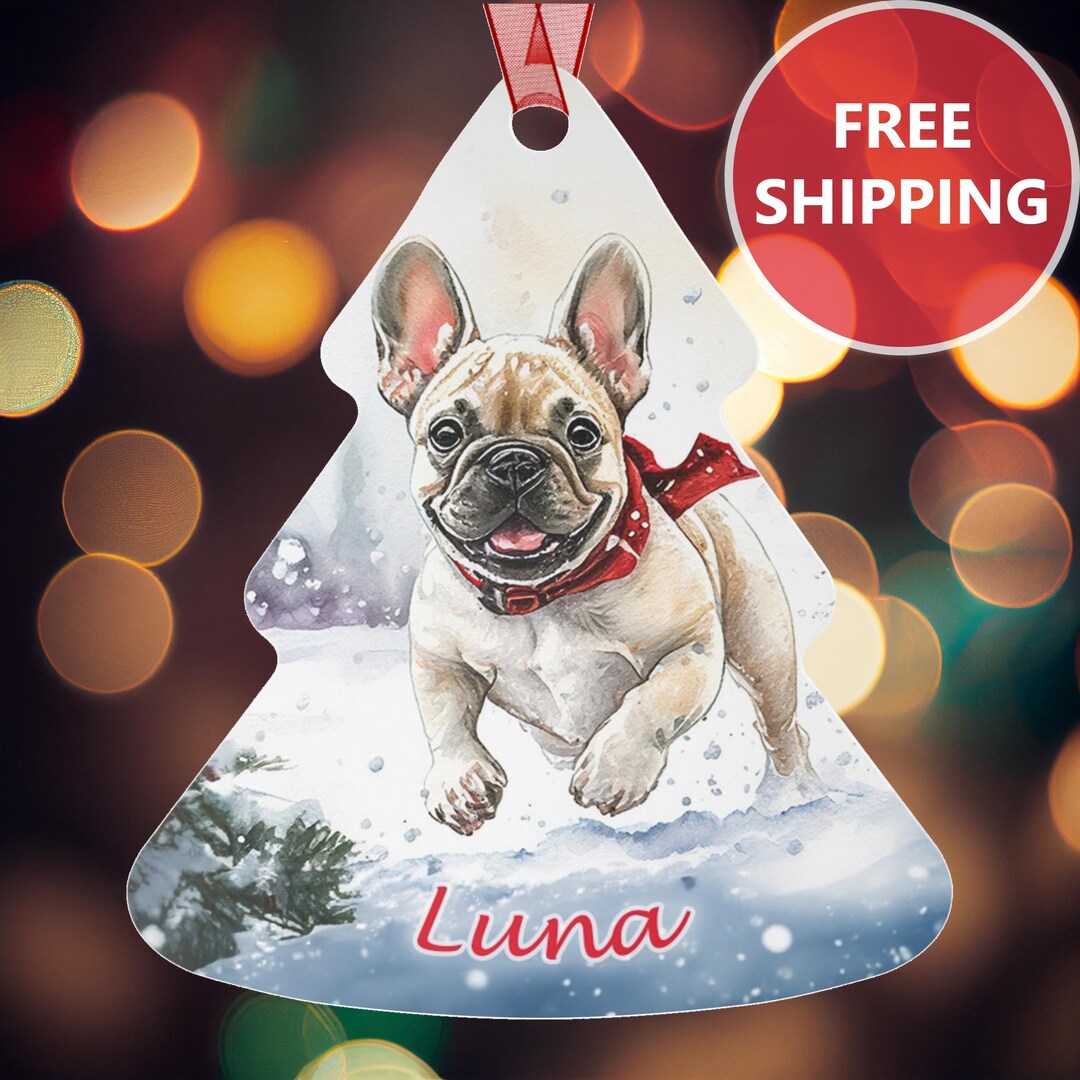 Personalized Frenchie Holiday Ornament | French Bulldog Lover Gift ...