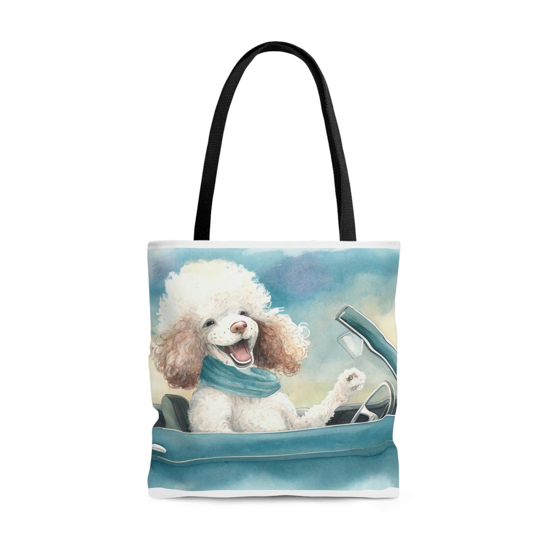Poodle's Joyride Beach Tote Bag | Poodle Beach Bag Gift | Poodle ...