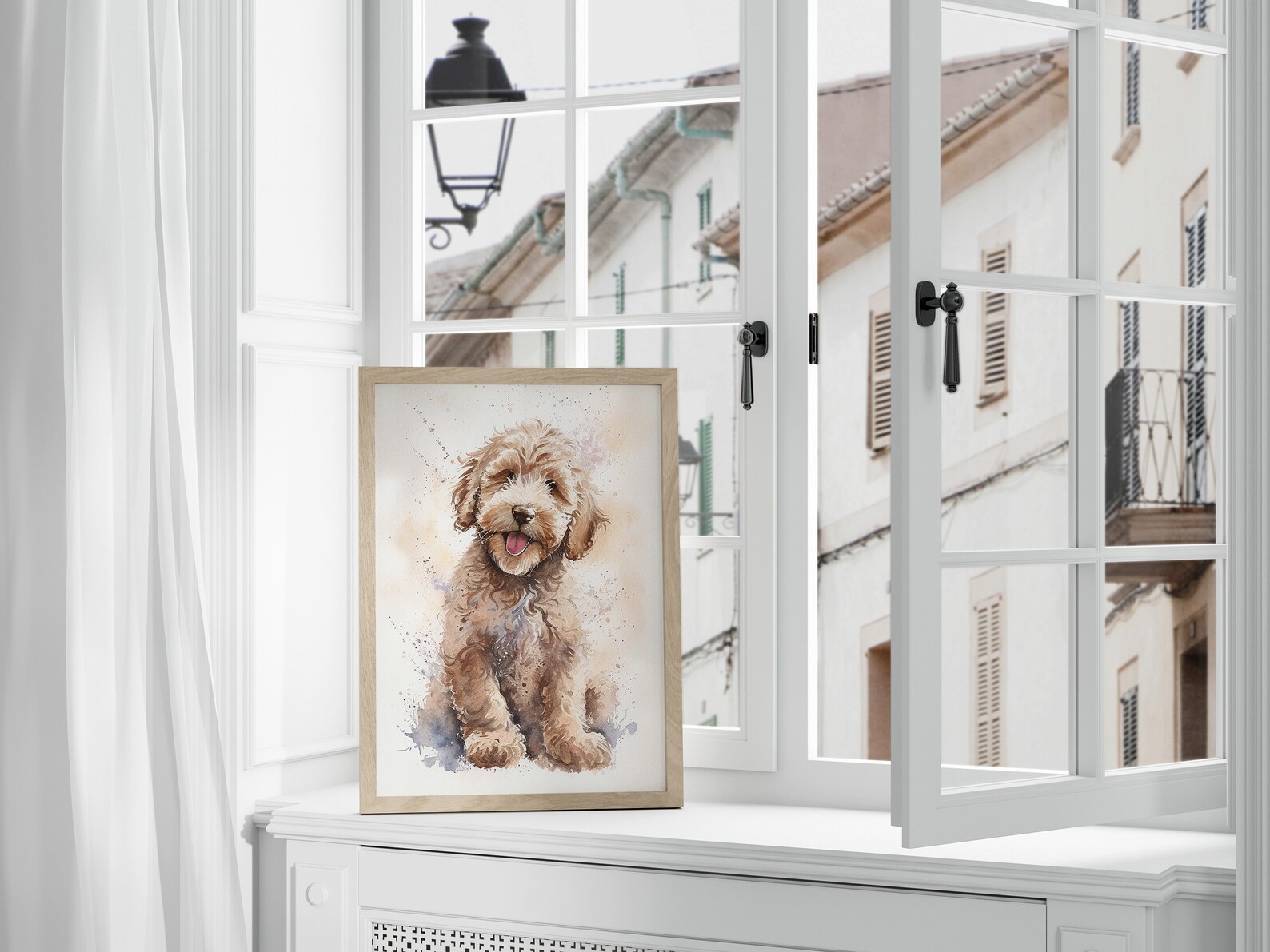 Labradoodle Watercolor Adorable Printable Wall Art - Etsy