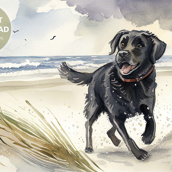 Black Lab Art - Etsy