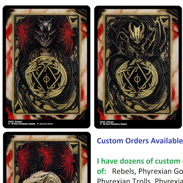 Mtg Tokens Gold - Etsy