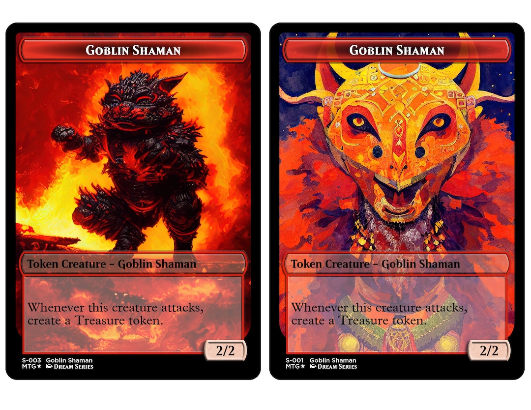 Fable of the Mirror-breaker Custom Art Goblin Shaman Token - Etsy
