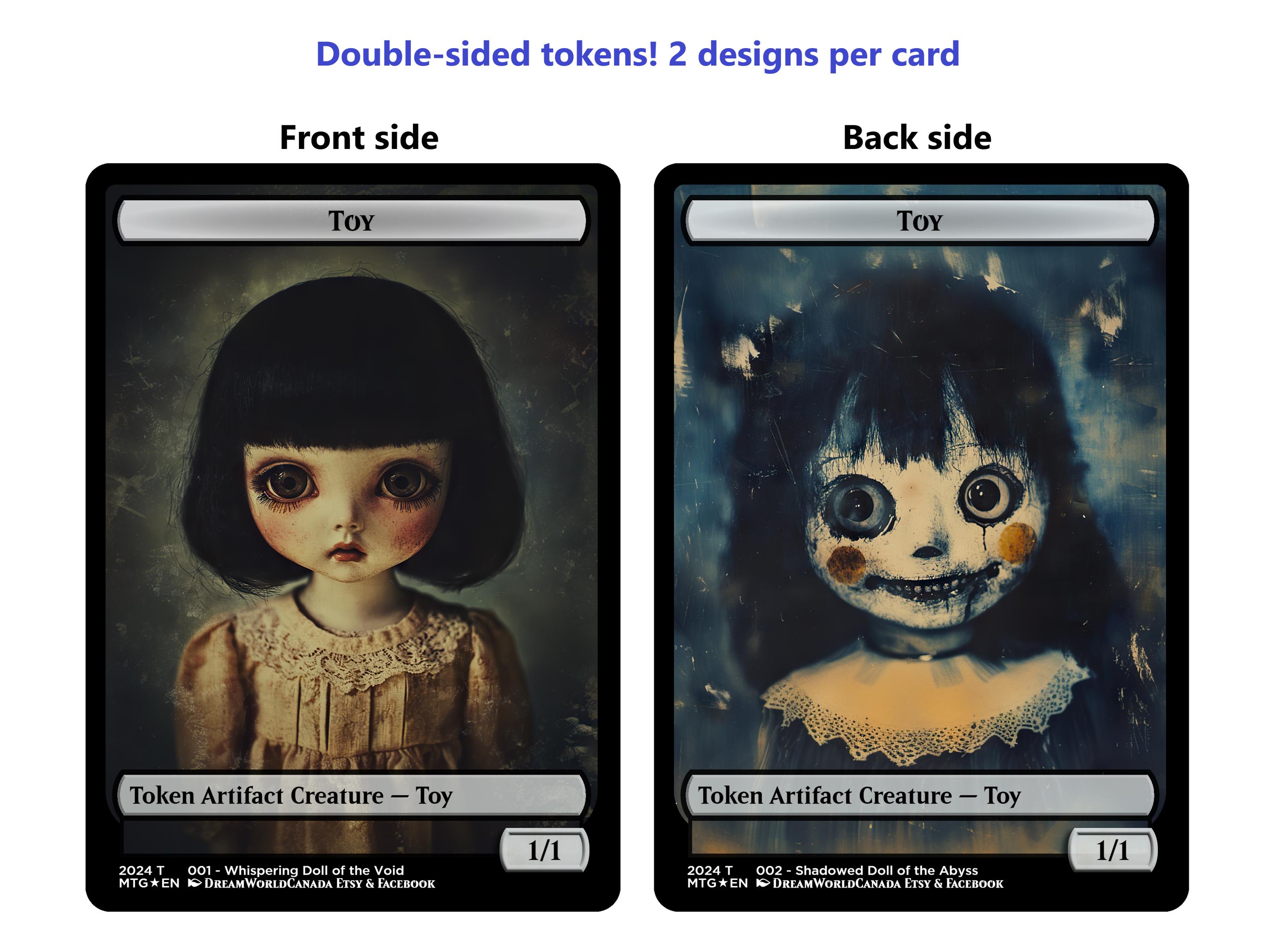 Custom Art Junji Ito Toy Token for Dollmaker's Shop // Porcelain ...