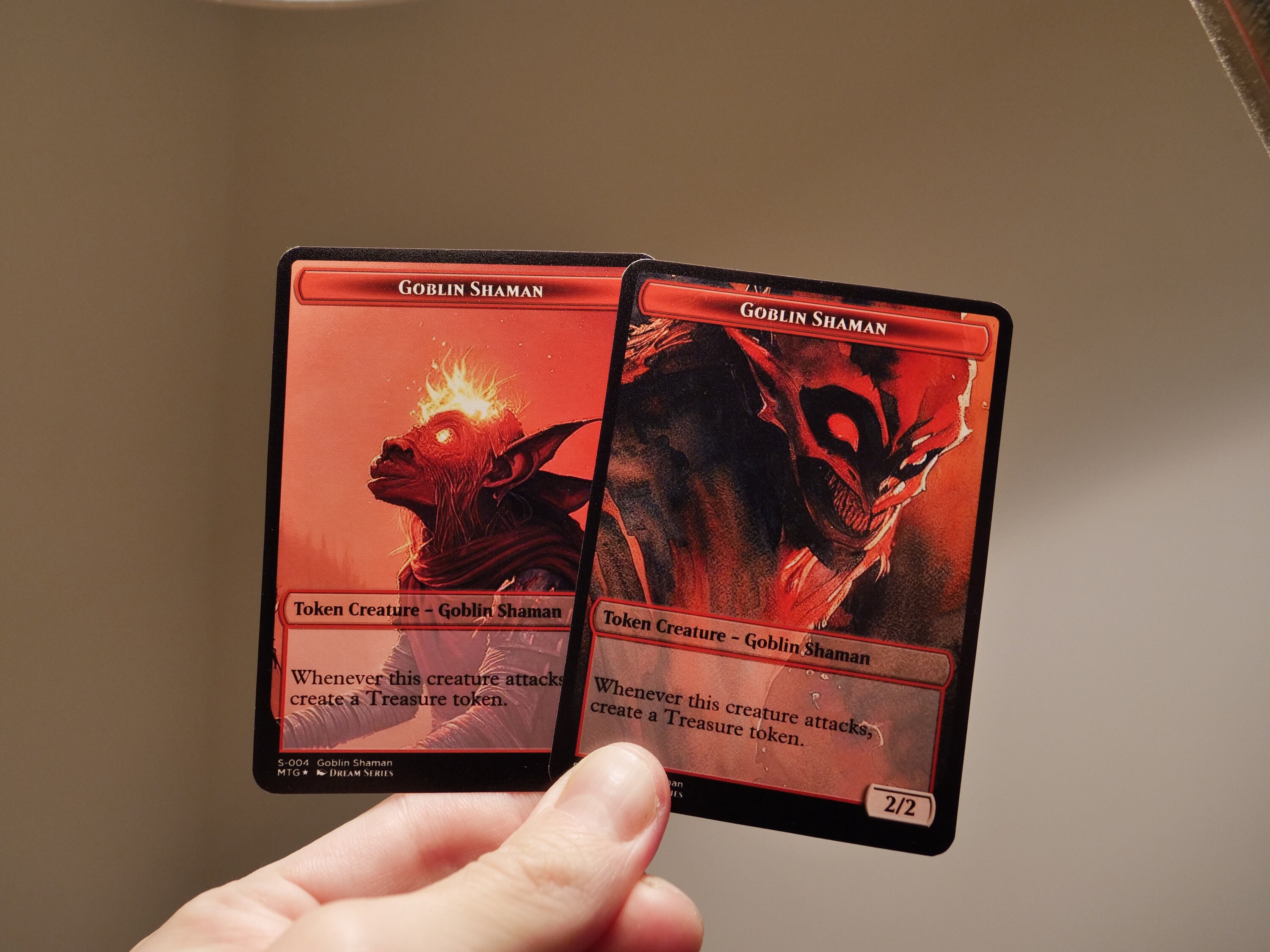 Fable of the Mirror-breaker Custom Art Goblin Shaman Token Canada MTG ...