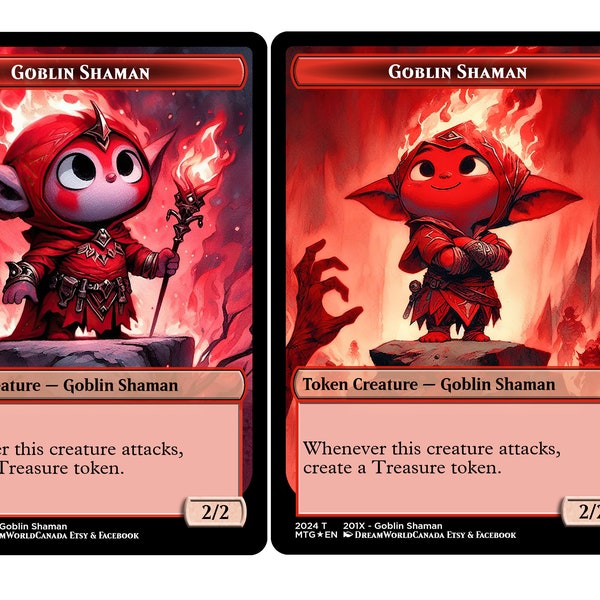 Custom Mtg Tokens Goblin - Etsy