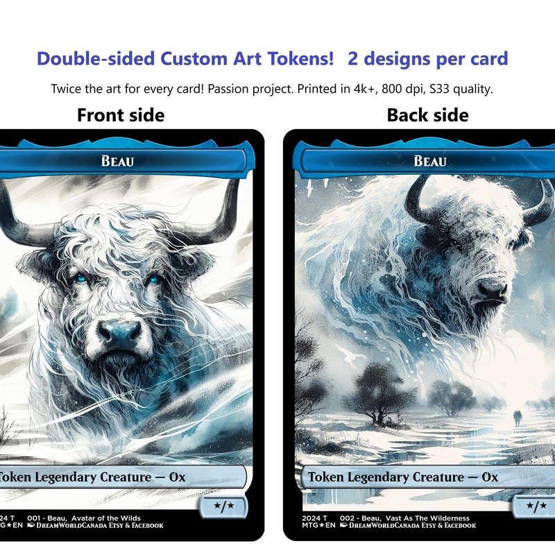 3 3 Angel Tokens Mtg - Etsy