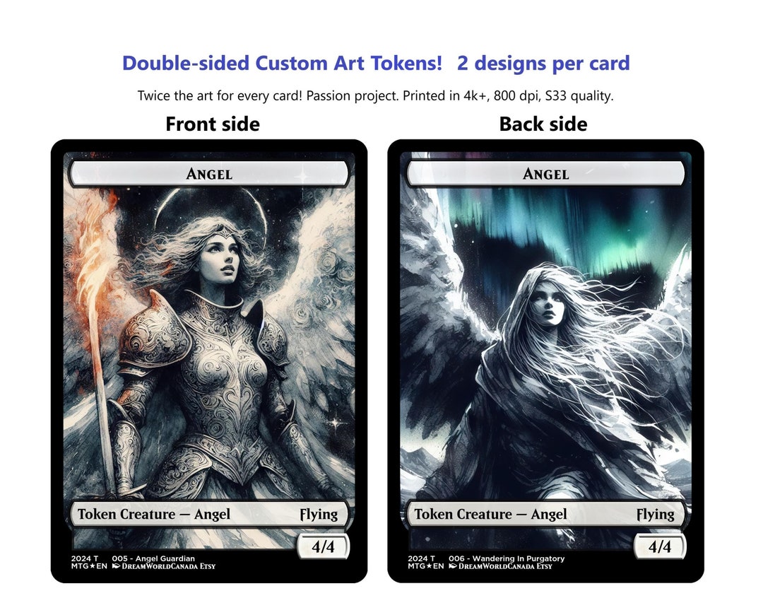 Custom Art Angel Token for Resplendent Angel Emeria's Call Luminarch ...