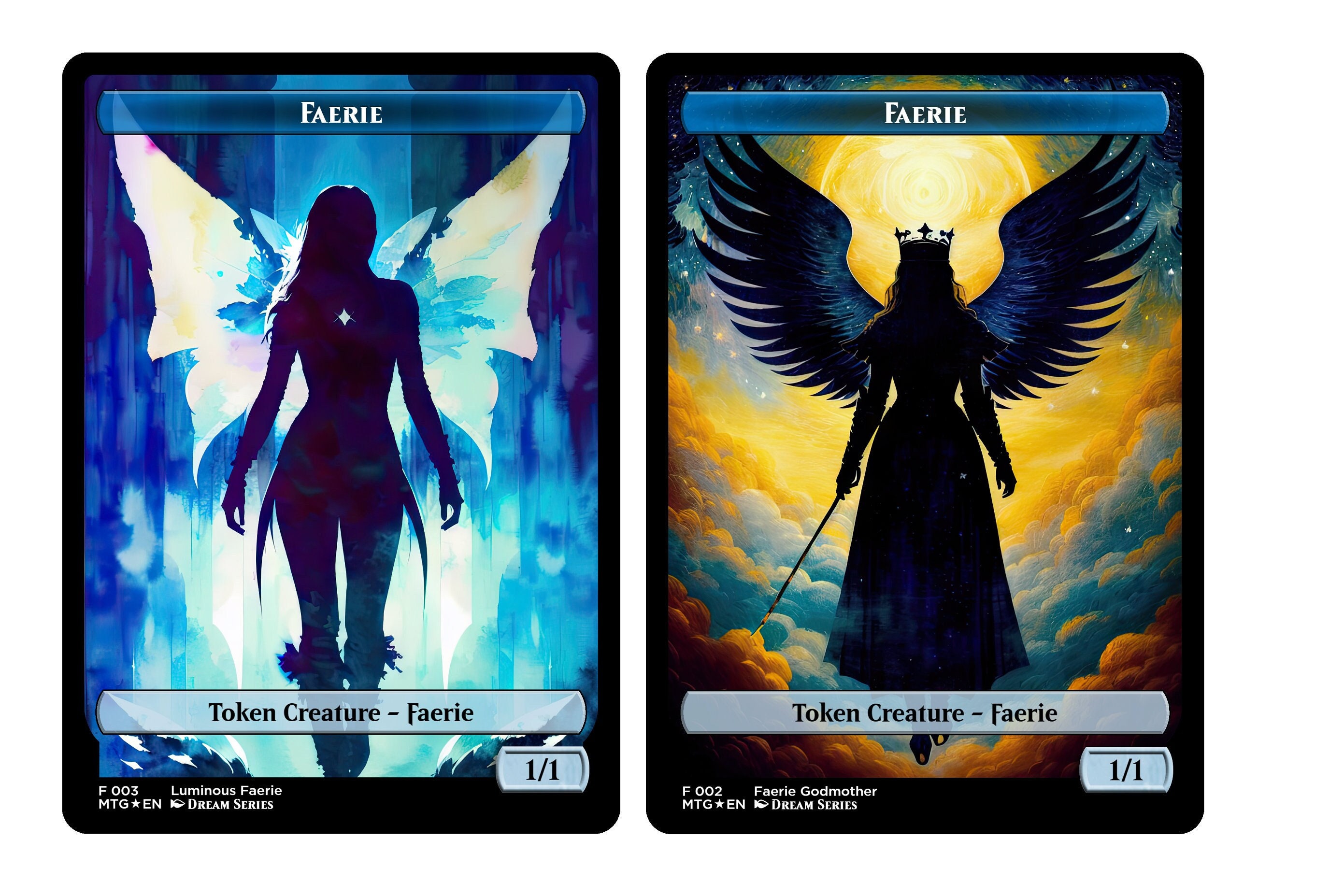 Gustav Klimt and Famous Artist Inspired Custom Art Faerie Tokens for ...