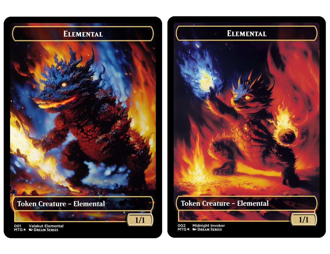 Elemental Token From Preening Champion Custom Art Canada. Original ...