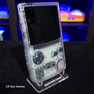 Clear Gameboy Color Console OLED Touch Screen GBC Game Boy - Etsy