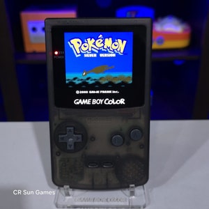 Clear Black Gameboy Color Console OLED Touch Screen GBC Game Boy - Etsy