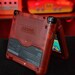Clear Red Nintendo Game Boy Advance GBA SP Ips MOD Adjustable ...