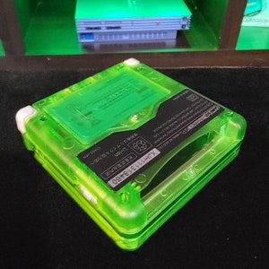 Lime Green Nintendo Game Boy Advance GBA SP IPS Mod Adjustable ...
