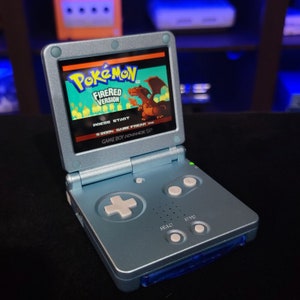 Pearl Blue Nintendo Game Boy Advance GBA SP Ips V2 and USB-C Mod - Etsy