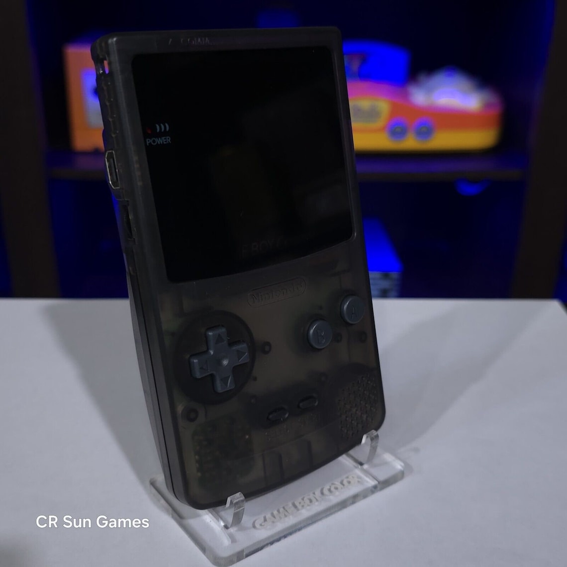 Clear Black Gameboy Color Console OLED Touch Screen GBC Game Boy - Etsy