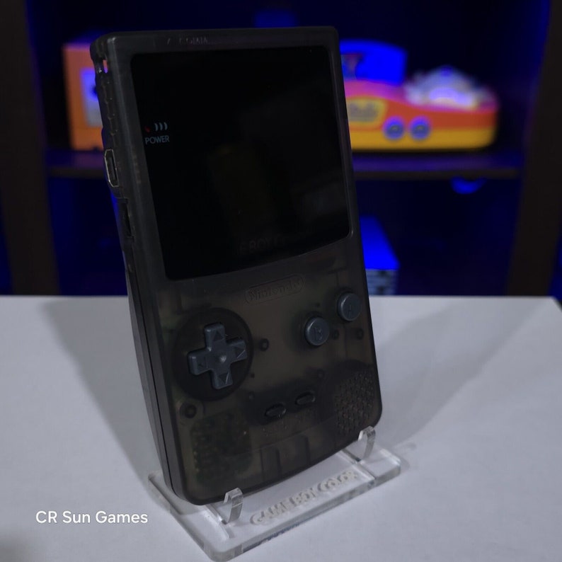 Clear Black Gameboy Color Console OLED Touch Screen GBC Game Boy - Etsy