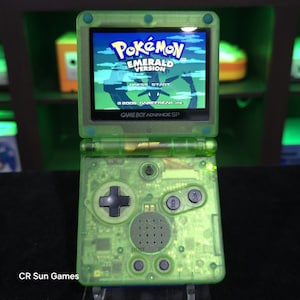 Clear Green Nintendo Game Boy Advance GBA SP Ips Mod Adjustable ...