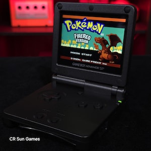 Black on Black Nintendo Game Boy Advance SP GBA SP Ips Mod Adjustable Brightness - Etsy