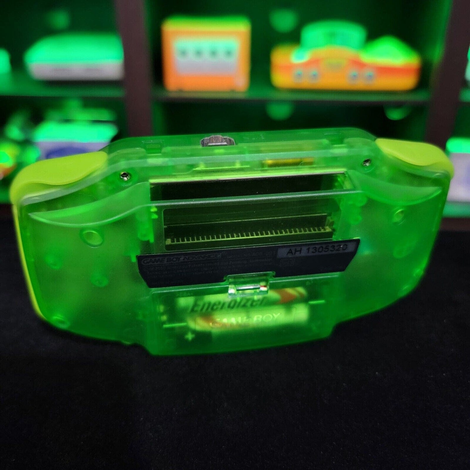 Lime Green Game Boy Advance GBA Console With Ips V5 Backlit LCD Mod - Etsy