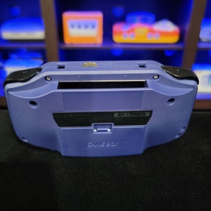 Indigo Game Boy Advance GBA Console With Ips V5 Backlit LCD Mod Console ...