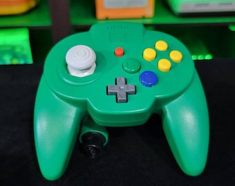 Nintendo 64 Hori Pad Mini Controller N64 Gold Clean/excellent Authentic ...