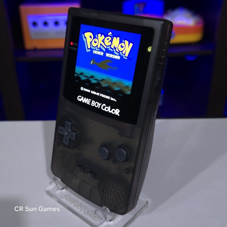 Clear Black Gameboy Color Console OLED Touch Screen GBC Game Boy - Etsy